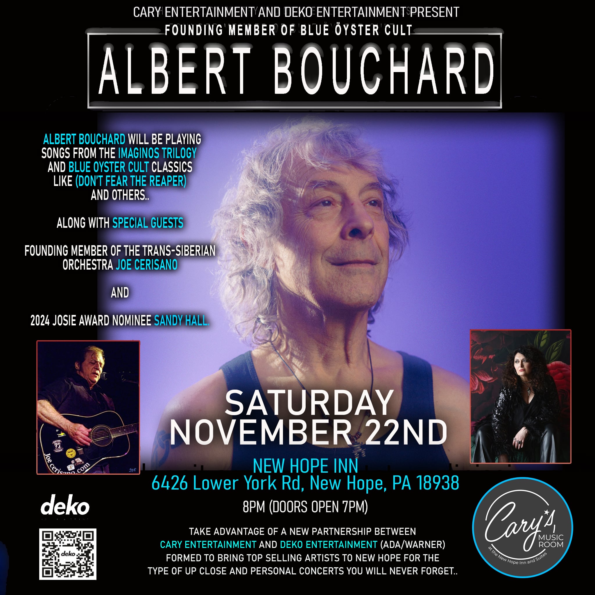 Albert Bouchard - Cary Entertainment